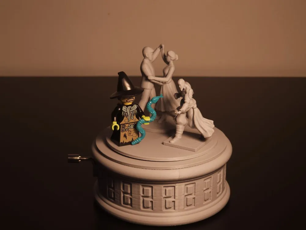 Customisable Music Box Spinning Top Mod by Yigit MakerWorld: Download ...