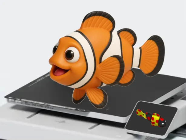 Funny Clownfish Articulated Toy - Free 3D Print Model - MakerWorld