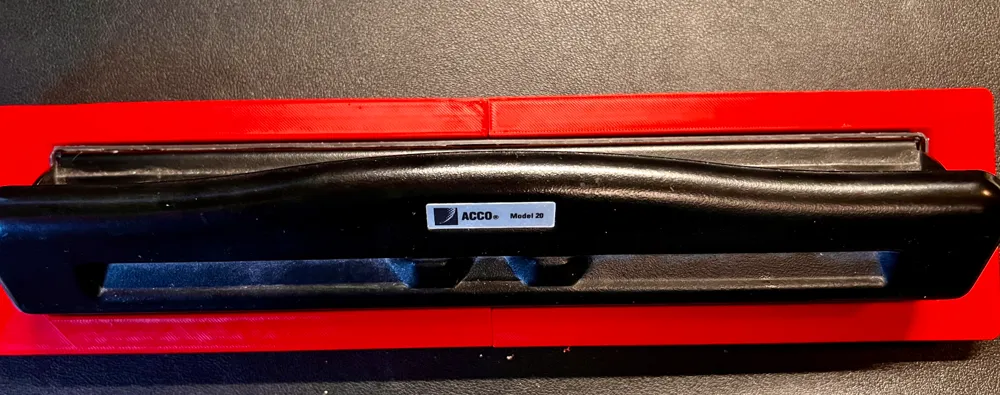 Gridfinity ACCO 3 hole punch tray by The Layer - MakerWorld