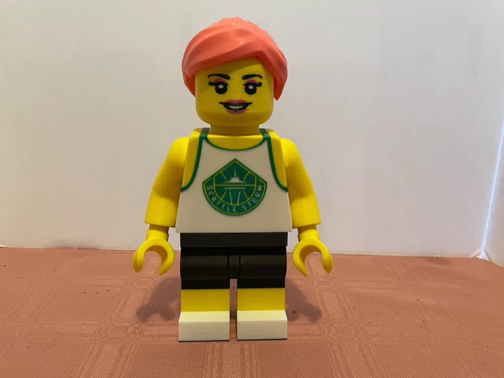 WNBA Seattle Storm Big Brick Figure (6:1) by robert3433 - MakerWorld