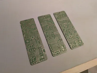 3 Circuit Board Bookmarks by Hockey Dad MakerWorld: Download Free 3D Models