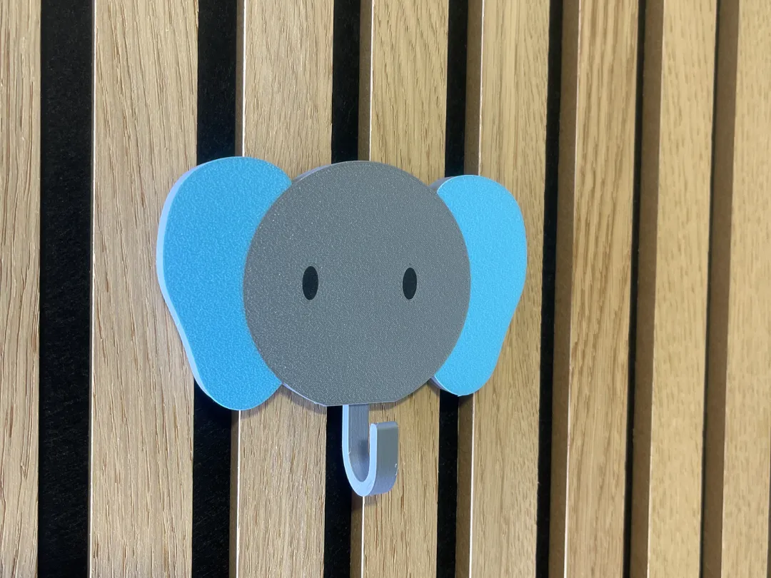 Elephant Coat Hook - Free 3D Print Model - MakerWorld