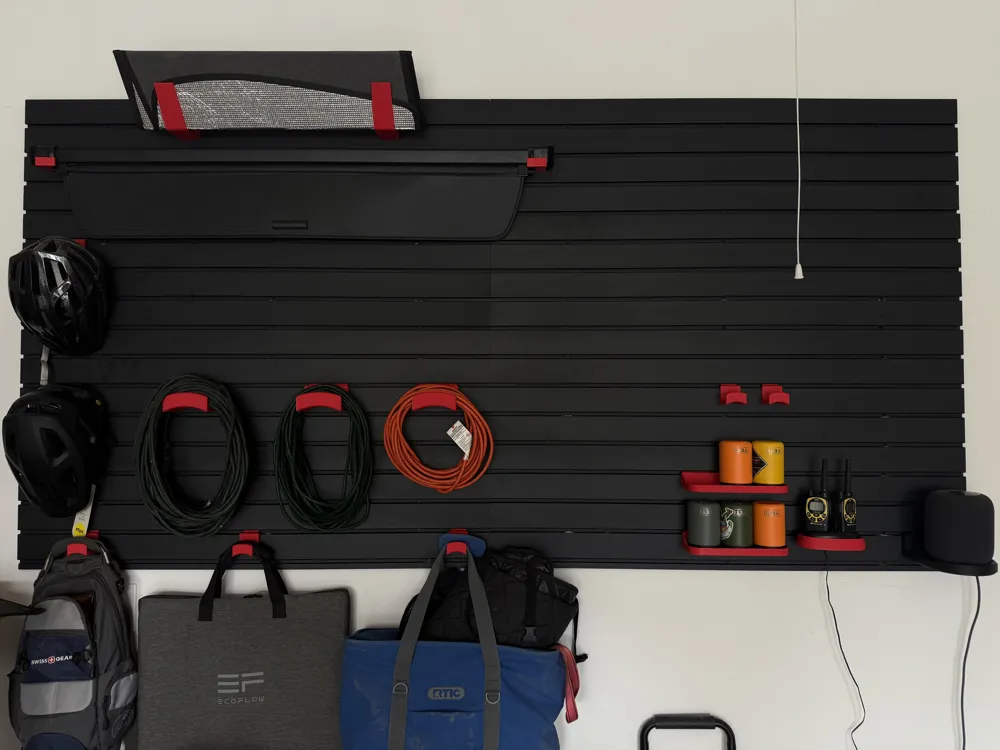 Slat Wall - Extension cord holder by Generic PLA MakerWorld: Download ...