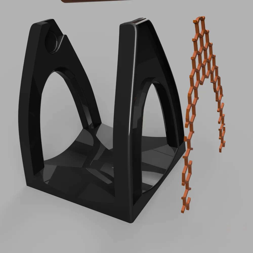 Wall mounting filament spool holder - universal by kopytko19 - MakerWorld