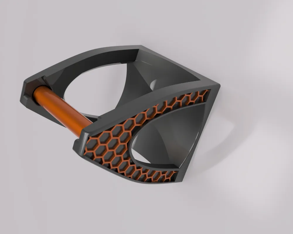 Wall mounting filament spool holder - universal by kopytko19 - MakerWorld