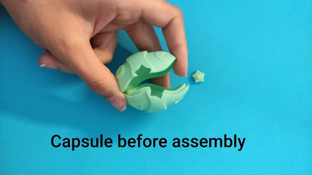 Magical Egg Capsule - Colorful Fantasy Trinket Box - Free 3D Print ...