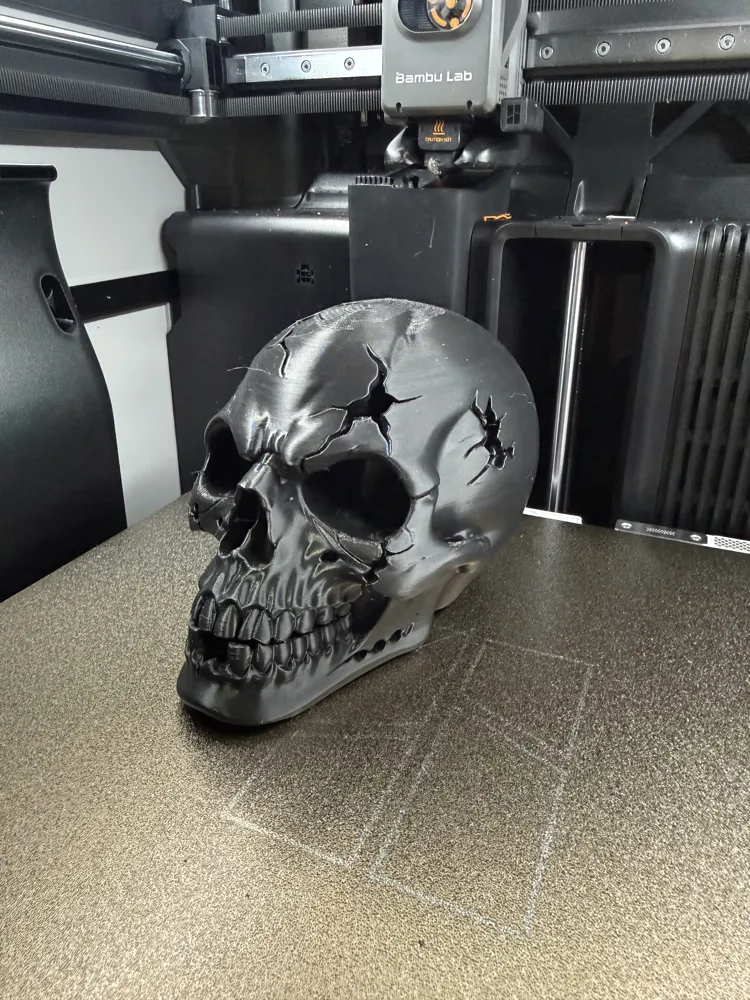 Zombie Skull - Free 3D Print Model - MakerWorld