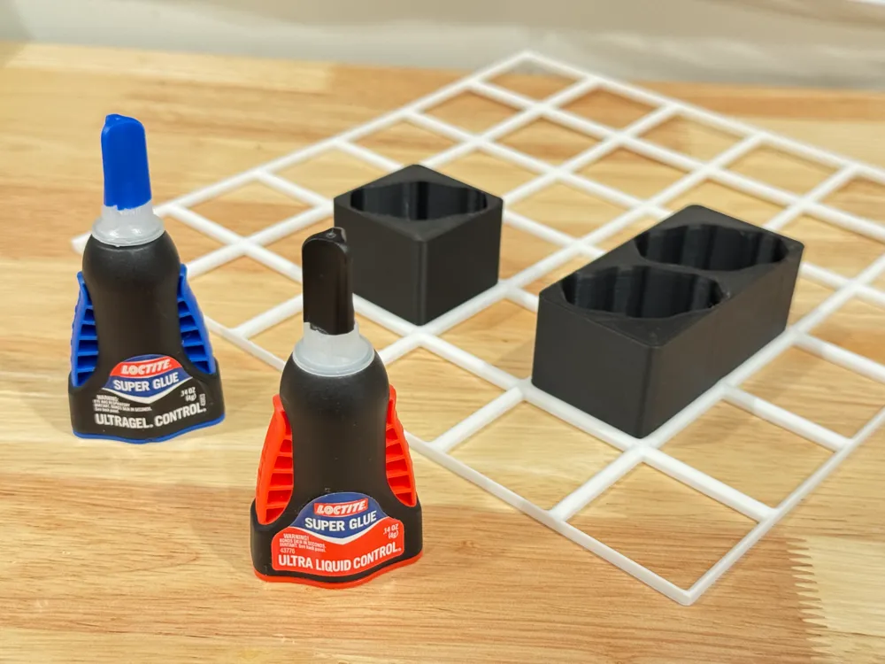 Gridfinity Loctite Ultra Control Super Glue Holder by Jun - MakerWorld