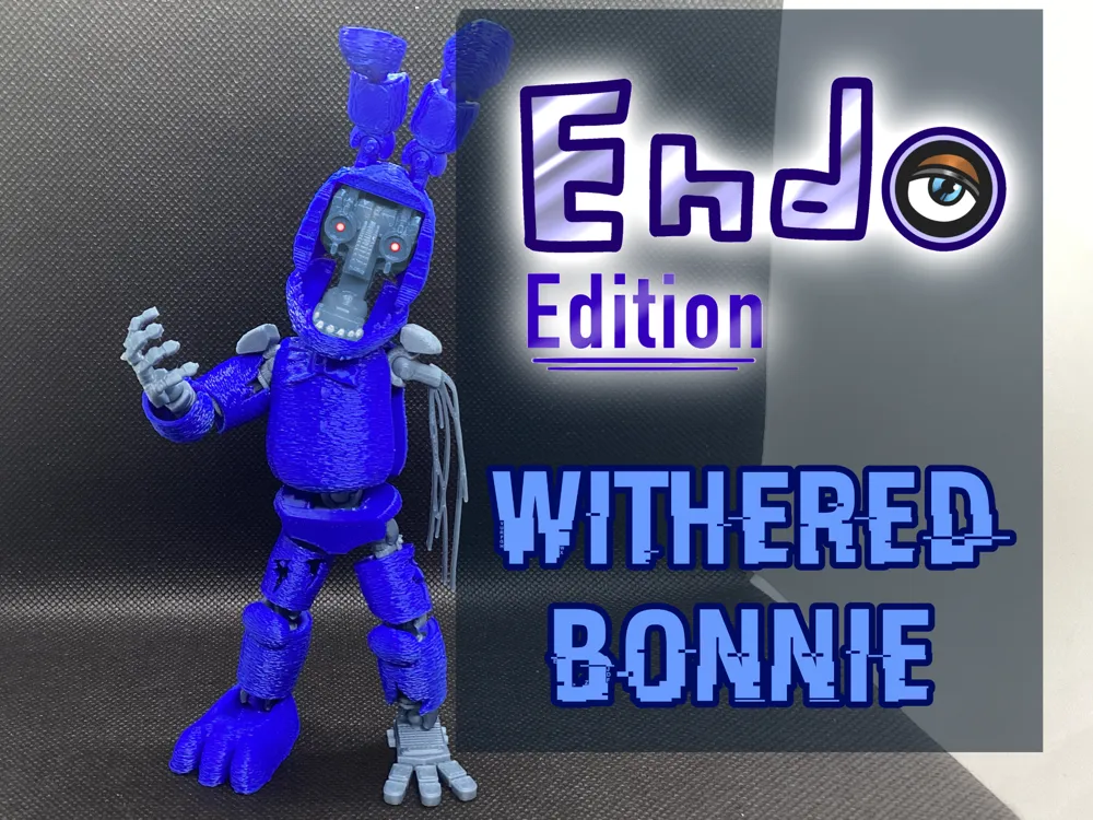 WITHERED BONNIE articulated figure #EndoEdition - Free 3D Print Model ...
