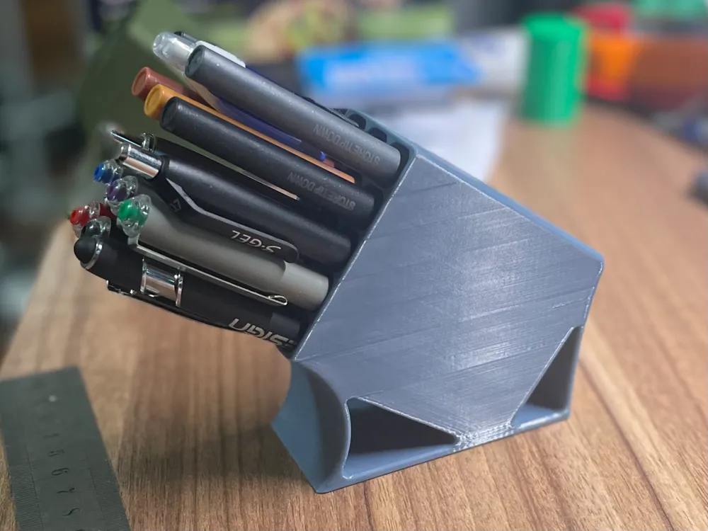 Pen Holder (5x3) - Desk Organization Series - Free 3D Print Model ...