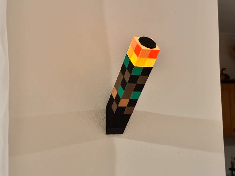 Minecraft Torch - Free 3D Print Model - MakerWorld