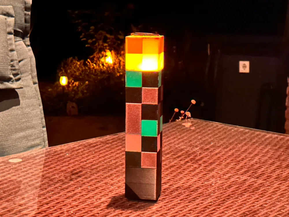 Minecraft Torch - Free 3D Print Model - MakerWorld