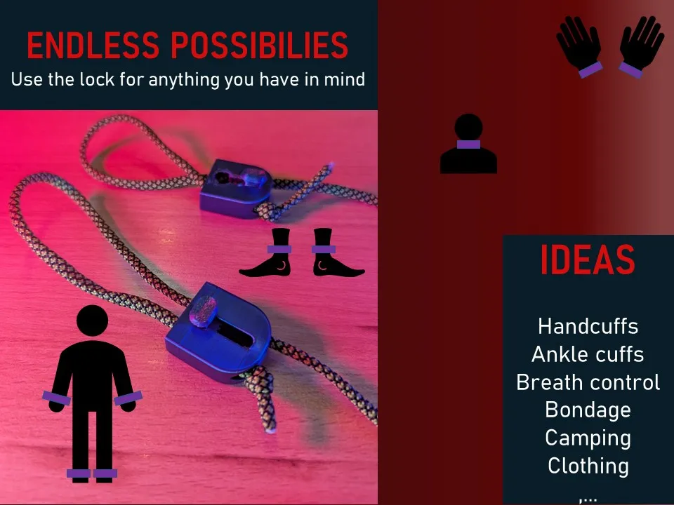 Lockable Paracord Lock - Slide-Turn-Lock by Kinky_Mistress - MakerWorld