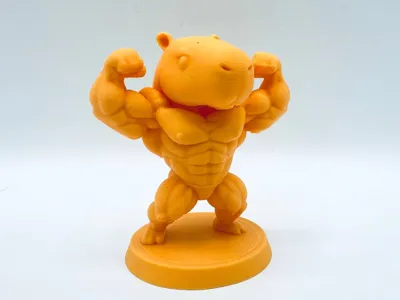 Muscle Capybara by 🦎novYTerra🌿 MakerWorld: Download Free 3D Models