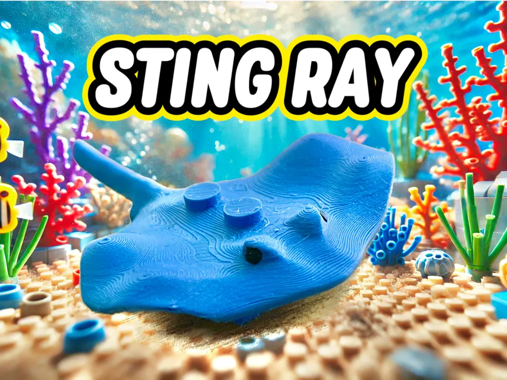 Brick Sting Ray Remixed by hollowmaker MakerWorld: Download Free 3D Models