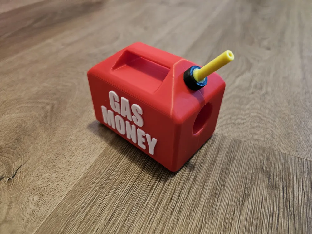 Benzinkanister Geldhalter Ornament von Fast3D MakerWorld: Kostenlose 3D-Modelle herunterladen