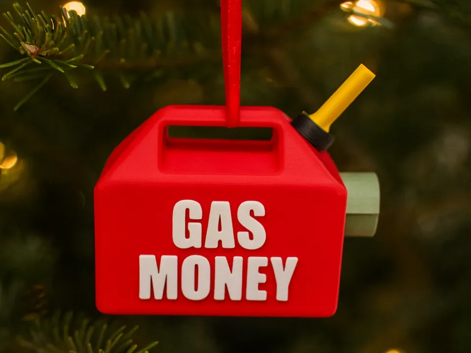 Benzinkanister Geldhalter Ornament von Fast3D MakerWorld: Kostenlose 3D-Modelle herunterladen