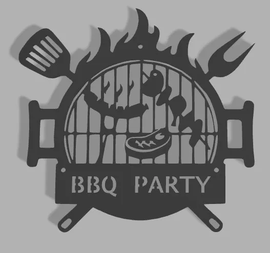 FIESTA DE ASADO - Modelo de impresión 3D gratuito - MakerWorld