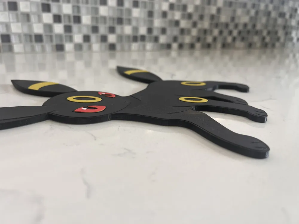 Umbreon Pokemon 3D Print - Free 3D Print Model - MakerWorld