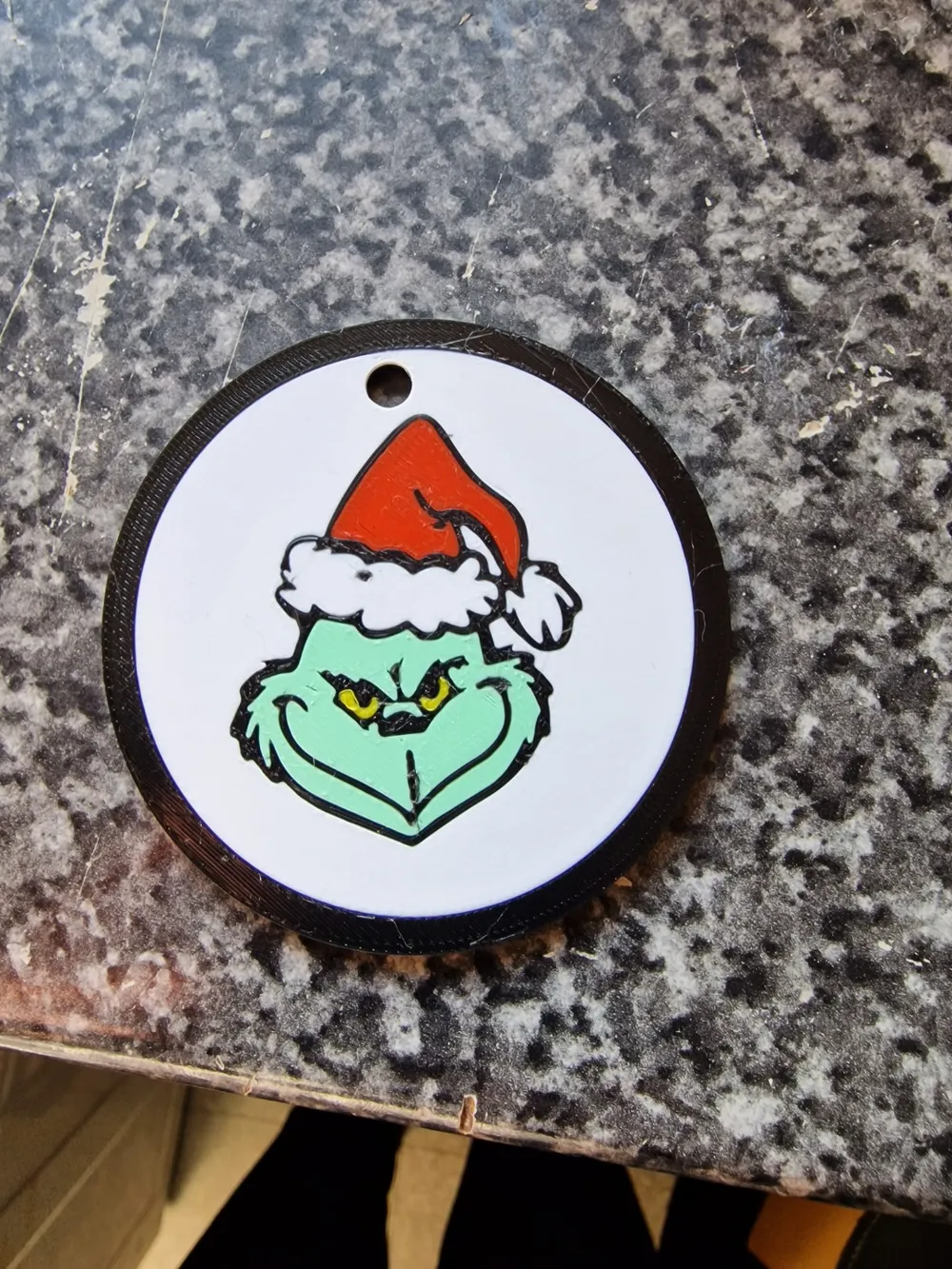 Grinch keyring by kelly_whiteley - MakerWorld