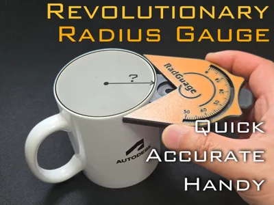 radius gauge 3d print model download - MakerWorld
