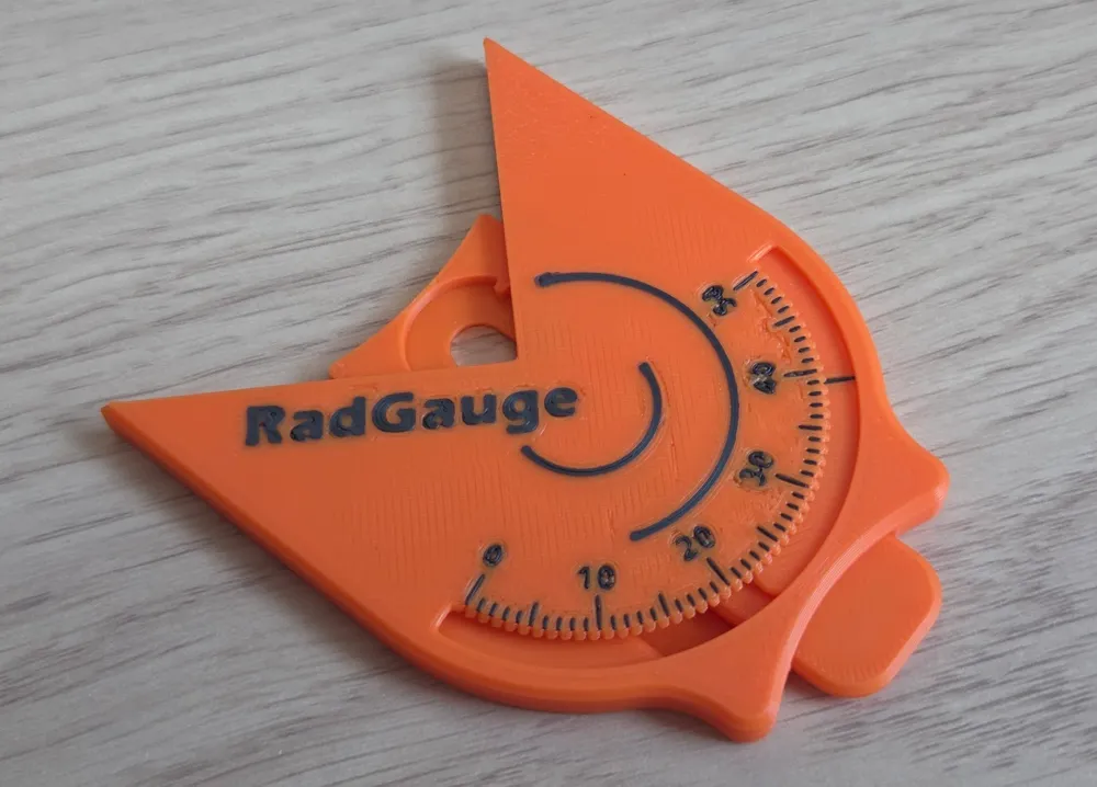 Radius Gauge (RadGuage) by FunOrNothing MakerWorld: Download Free 3D Models