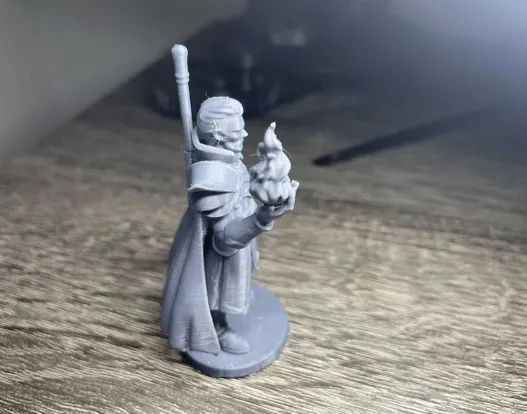 Arcane Flamecaster : Human Mage Miniature - Free 3D Print Model ...