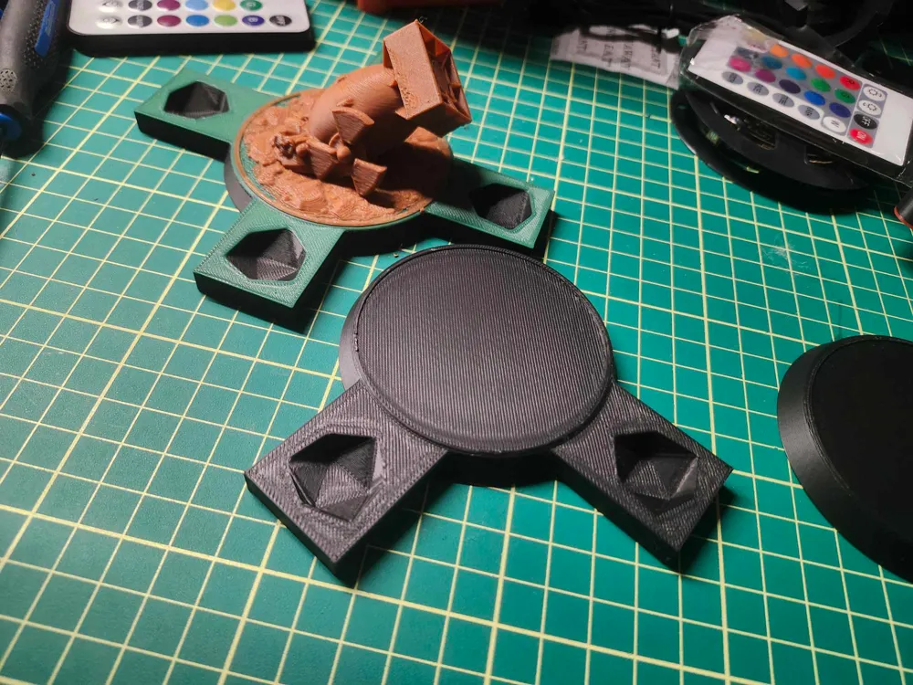 D20 2x Dice Holder With Base Template by Tri-3D - MakerWorld