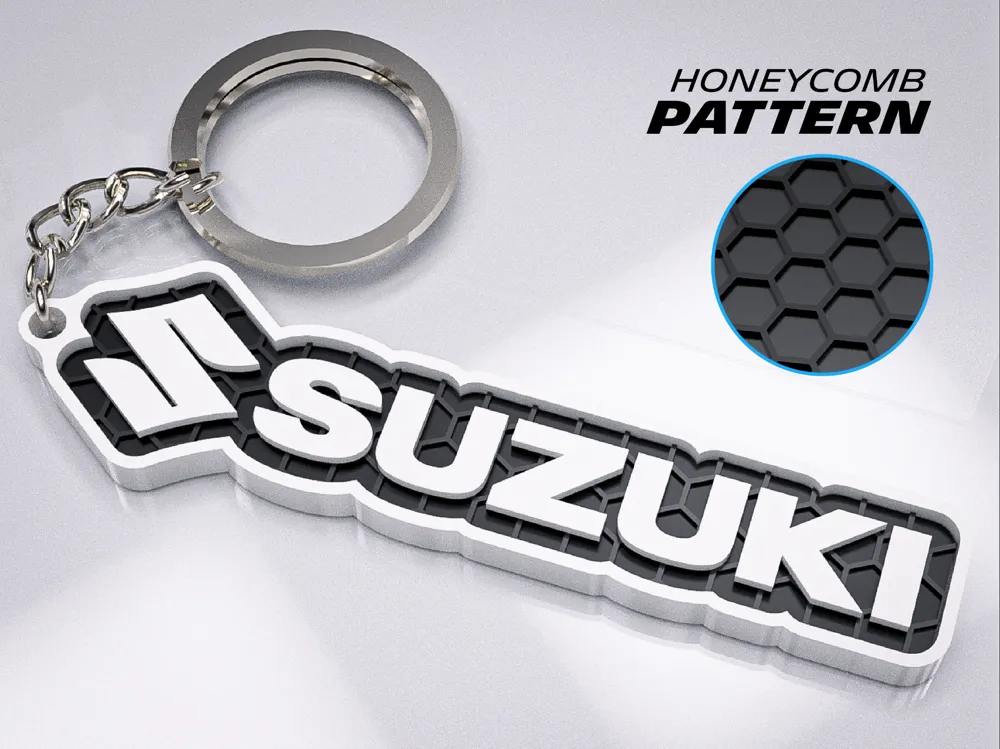 Suzuki Keychain - Free 3D Print Model - MakerWorld