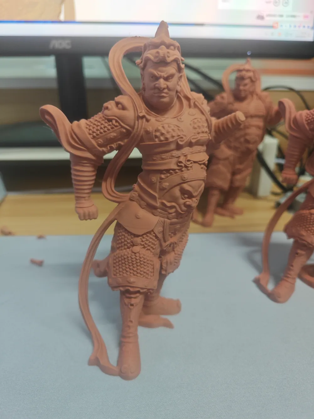 Shuanglin Temple Weituo Sculpture by ACACIA MakerWorld: Download Free ...