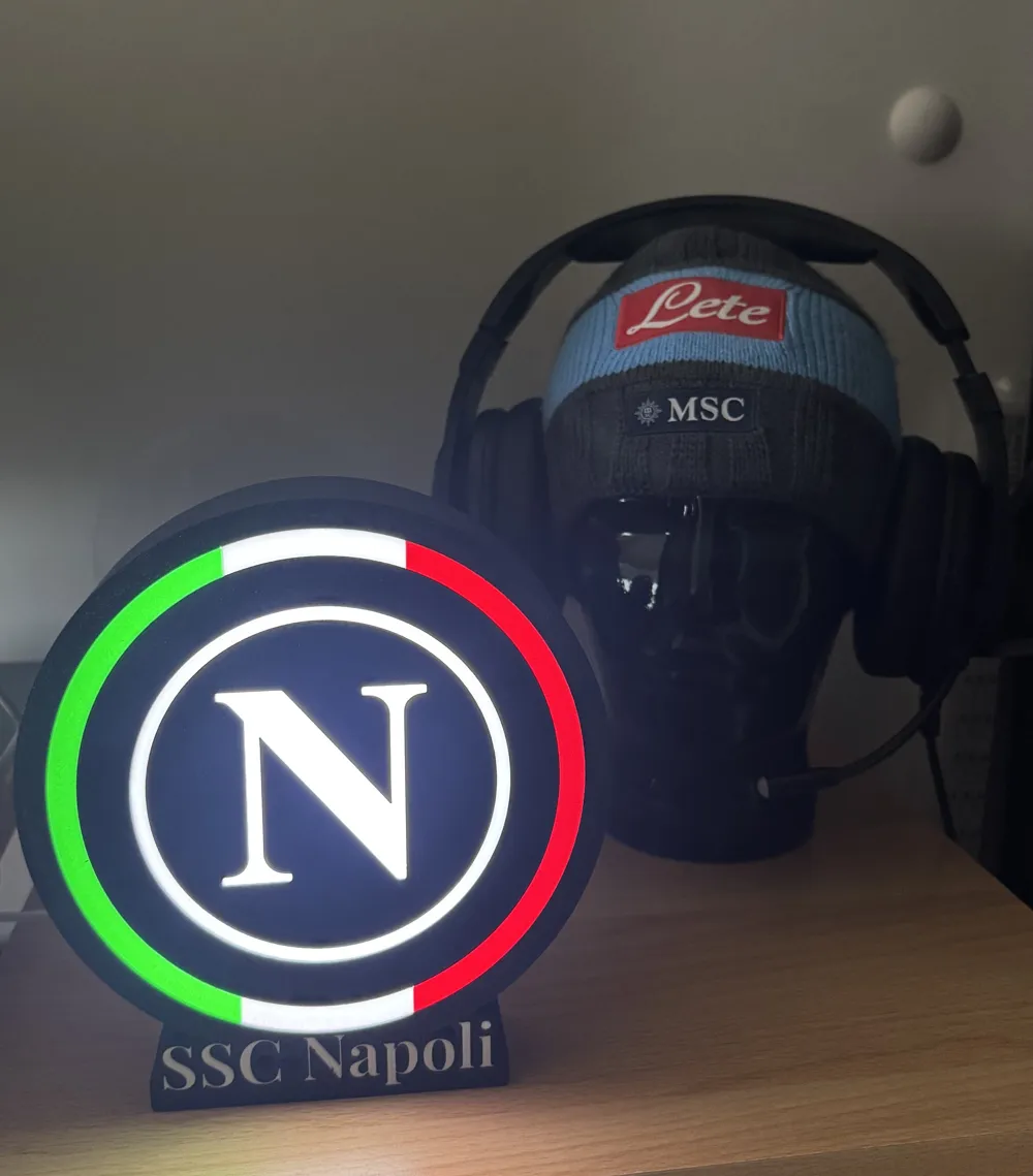 Lightbox SSC Napoli - Free 3D Print Model - MakerWorld