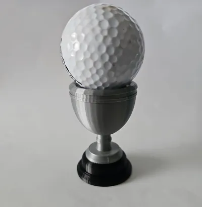 Golf Ball Trophy Holder by Mitten 3D Prints - MakerWorld