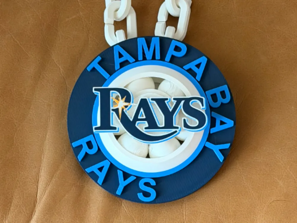 Tampa Bay Rays Spinner Chain - Free 3D Print Model - MakerWorld