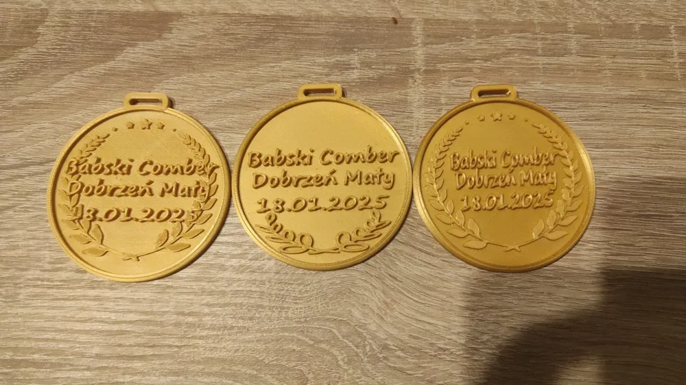 Medal awards with your own editable text and icons by Infill3D ...