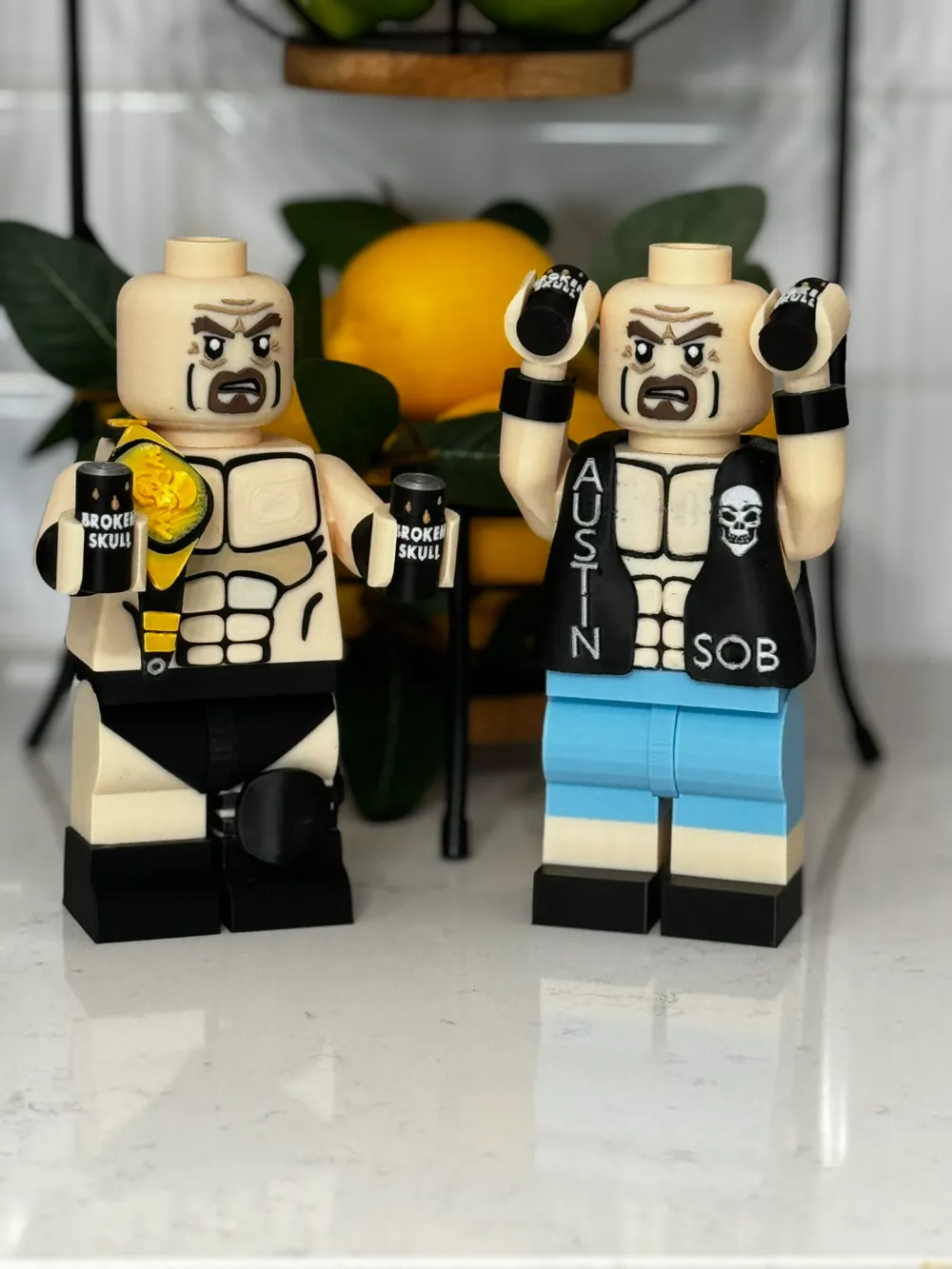 Bricks Stone Cold Steve Austin Ring by waltersworld3d - MakerWorld