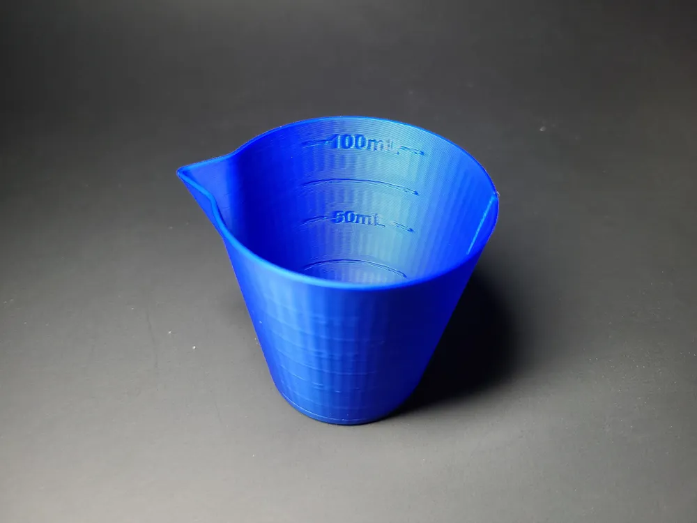 Stackable Mixing Cups w/ Measurement Markings - Free 3D Print Model ...