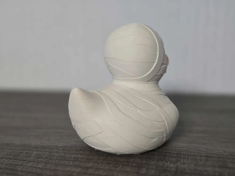 Halloween 2025 * Cute Spooky Mummy Duck - Free 3D Print Model - MakerWorld