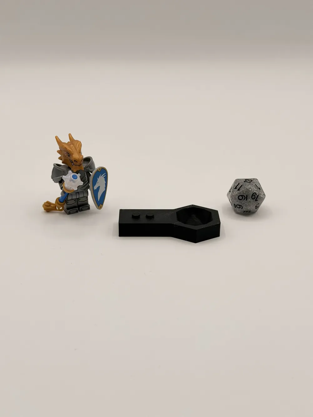 Brick Minifigure & D20 Stand by StormPenguin84 MakerWorld: Download ...
