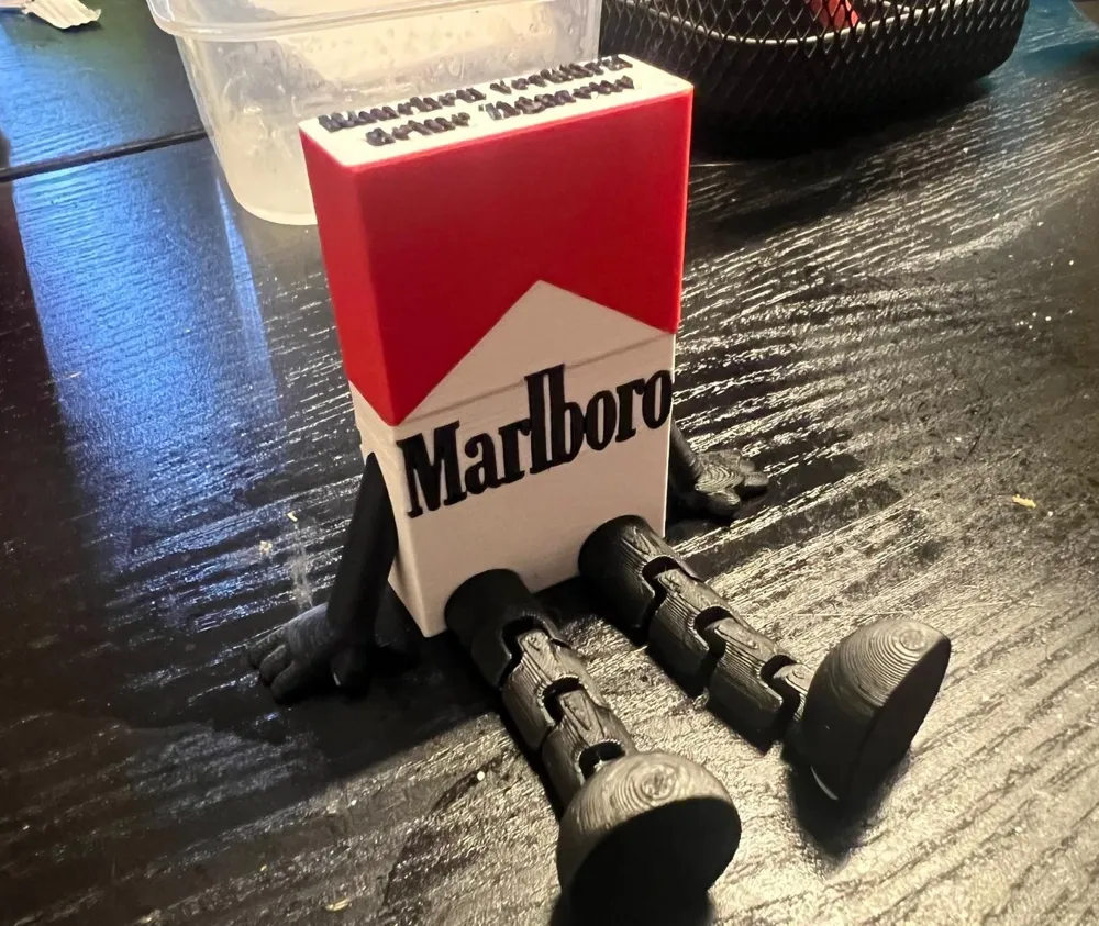 Movable cigarette box - Free 3D Print Model - MakerWorld