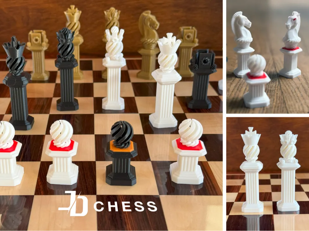 JD CHESS v1.0: Elegant Pillar Design - Weighted by jakobdam MakerWorld ...