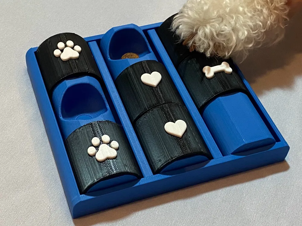 Print In Place Dog Enrichment Toy by Ava - MakerWorld
