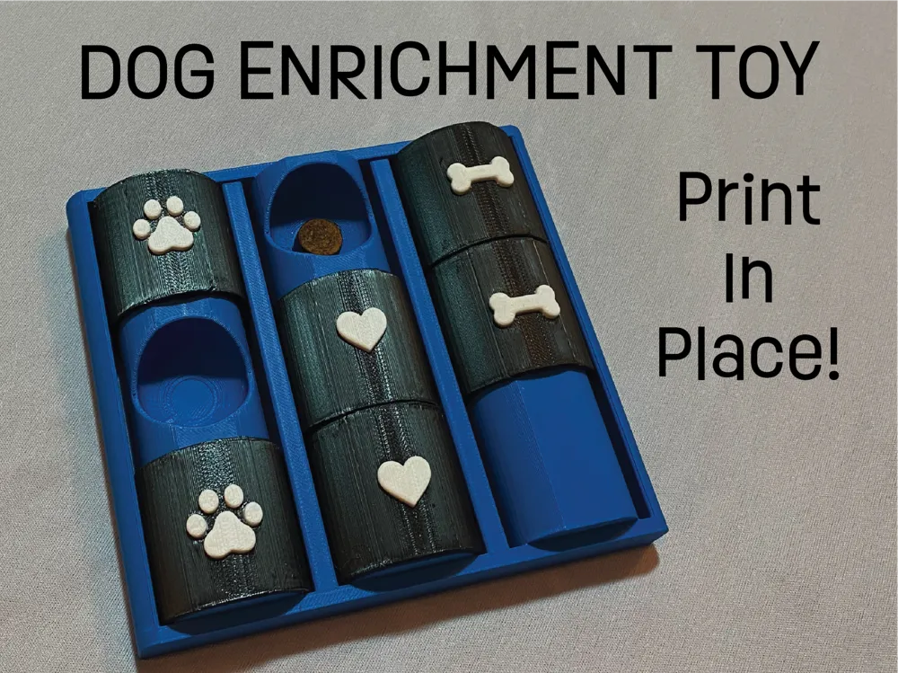 Print In Place Dog Enrichment Toy by Ava - MakerWorld