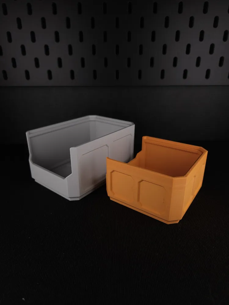 Stackable Bin Organizer – Dual Size Set 140×100×75 - Free 3D Print ...