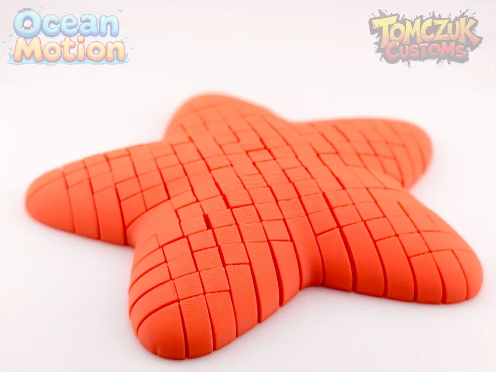 Ocean Motion: Flexi Starfish! by TomczukCustoms MakerWorld: Download ...
