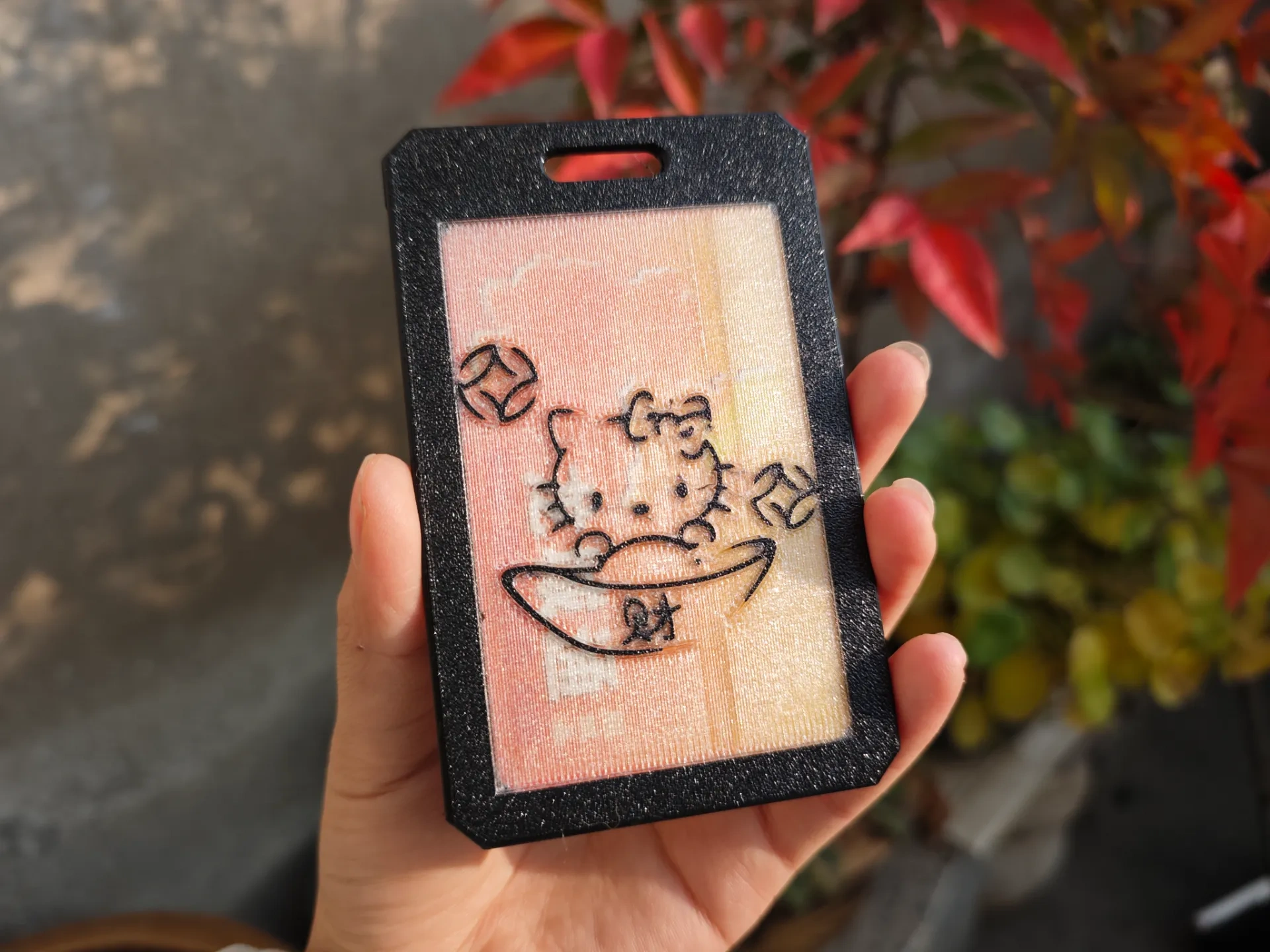 Hello Kitty card holder by gilly - MakerWorld