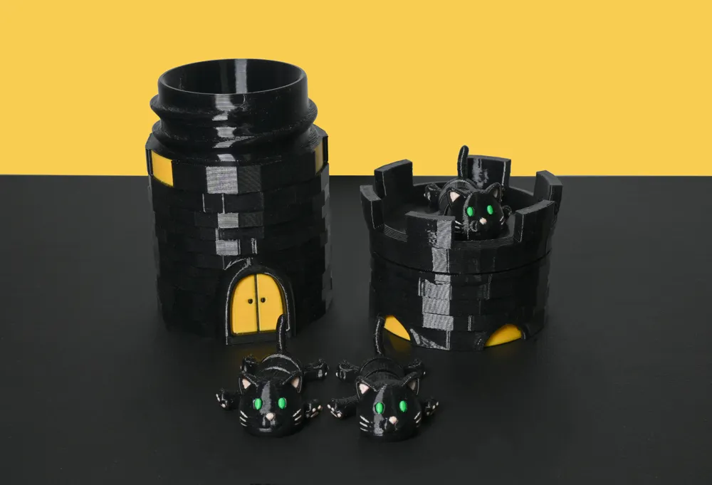 Fidget Jar – Castle by Fulcrum Studio MakerWorld: Download Free 3D Models