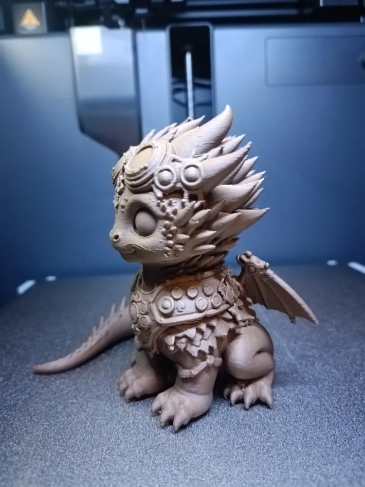 Little Cute Steampunk Baby Dragon - Free 3D Print Model - MakerWorld