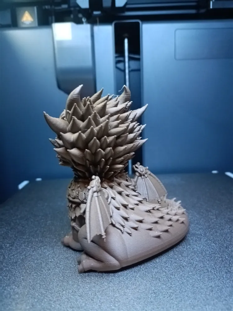 Little Cute Steampunk Baby Dragon - Free 3D Print Model - MakerWorld