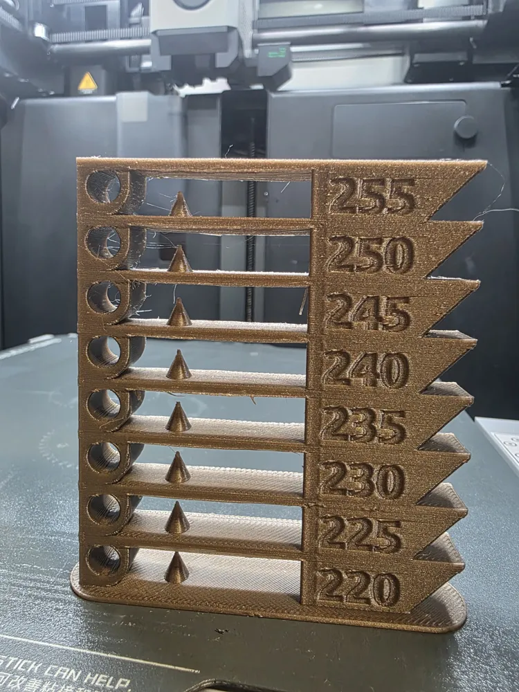 PLA PETG Temp Test Tower - Free 3D Print Model - MakerWorld