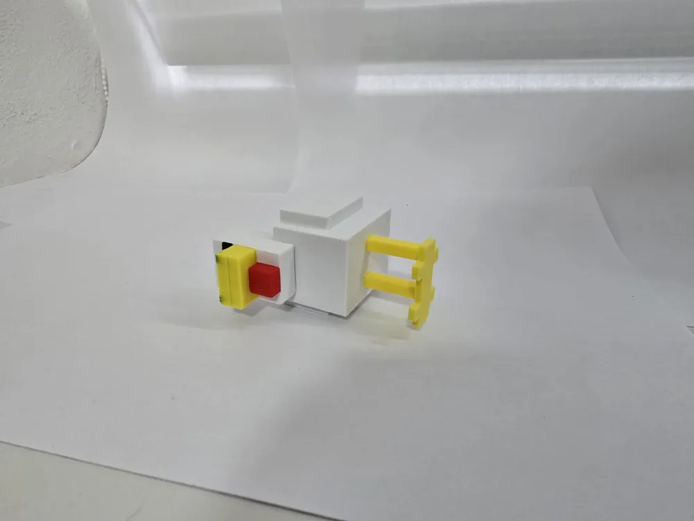 Minecraft Chicken figure toy by 3DBURI - MakerWorld